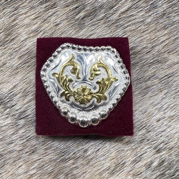 Circle Y | Jewelry | Vintage Circle Y Silver Western Collar Clip | Poshmark